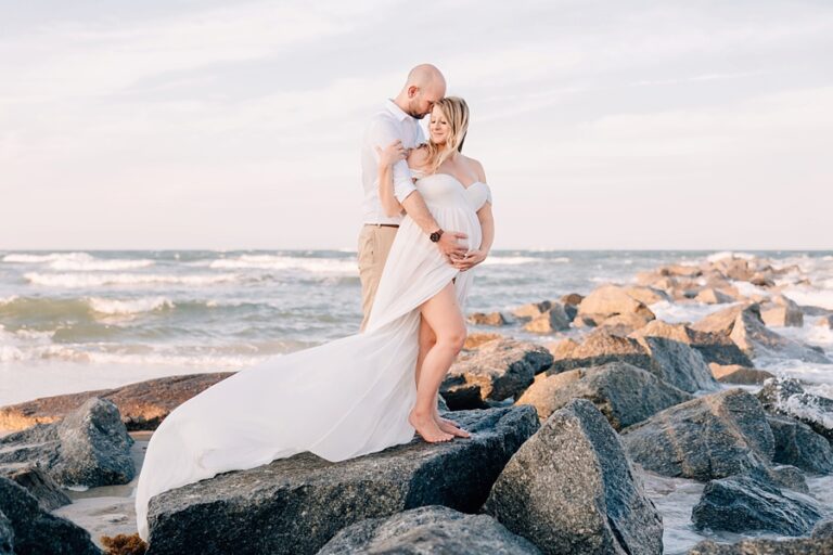 Mike and Alexa- Historic St. Augustine Beach Maternity Portrait Session ...